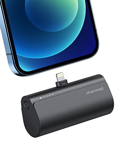 Small Portable Charger 5000mAh, Charmast Ultra-Compact 20W PD 18W QC 3.0 Fast Charging Power Bank Mini Battery Pack Compatible with iPhone 14/14 Pro Max/13/13 Pro Max, Samsung Galaxy S21, S20, S10, Mo