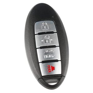 fits keyless entry remote car key fob smart 4btn for nissan sentra versa (cwtwb1u840)