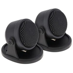 drisentri car tweeter audio speaker, 2pcs 20w high efficiency mini dome tweeter speakers for car audio system