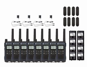 motorola talkabout t460 two-way radio 22 channel noaa walkie talkies 8-pack