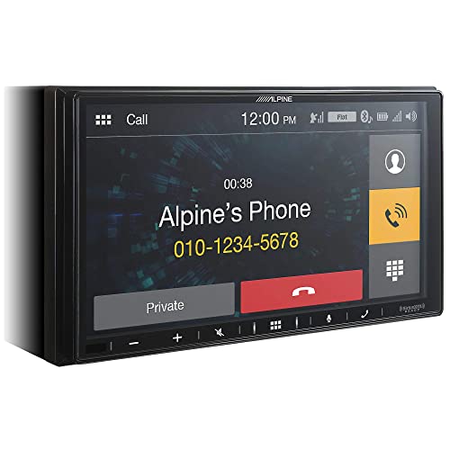 Alpine iLX-W650 2-DIN 7" Car Stereo, Apple CarPlay/Android Auto, SiriusXM Ready, AM/FM Radio & Bluetooth, PowerStack Compatible Head Unit, 6-Ch. Preamp Outputs (Stereo Only)