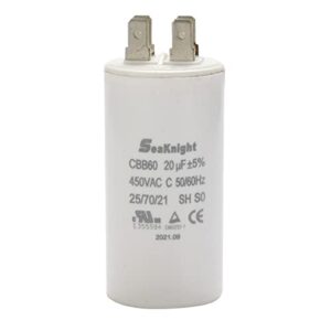 bluenathxrpr 20uf mfd cbb60 run capacitor for air compressor water pump motor single phase motor