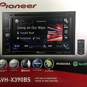 Pioneer AVH-X390BS Double Din Bluetooth in-Dash DVD/CD/Am/FM Car Stereo Receiver with 6.2 Inch Wvga Screen/Sirius Xm-Ready