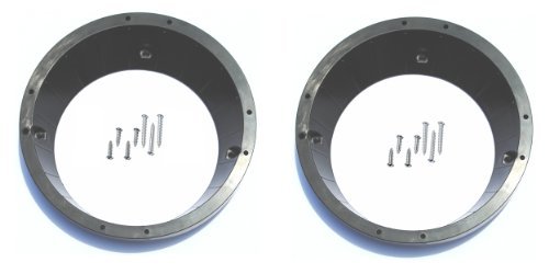 Custom Install Parts Factory to Aftermarket Speaker Adapter Converter Trim Ring Compatible with Harley-Davidson Ultra and Roadglide 5.25" to 6.5" Inch (2005, 2006 2007 2008 2009 2010 2011)