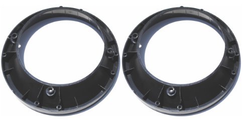 Custom Install Parts Factory to Aftermarket Speaker Adapter Converter Trim Ring Compatible with Harley-Davidson Ultra and Roadglide 5.25" to 6.5" Inch (2005, 2006 2007 2008 2009 2010 2011)