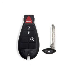 car key fob for 2013 2014 2015 2016 2017 dodge ram 1500 2500 3500 keyless entry remote fcc id: gq4-53t,by autokeymax (single)