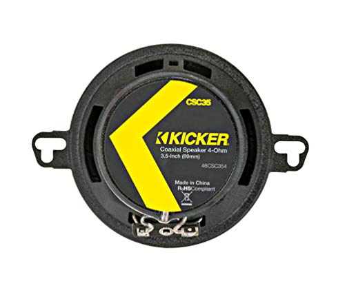 Kicker CSC354, CS Series 3.5" 2 Way Coaxial Car Speakers (46CSC354)