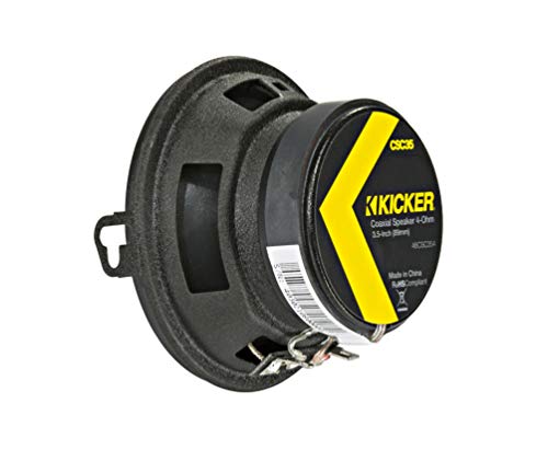 Kicker CSC354, CS Series 3.5" 2 Way Coaxial Car Speakers (46CSC354)