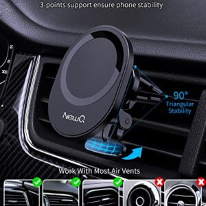 Magnetic Wireless 15W Max Car Charger and Mag-Safe Mount Hold for iPhone 12/13/ 14/Mini/pro/pro max Air Vent NewQ