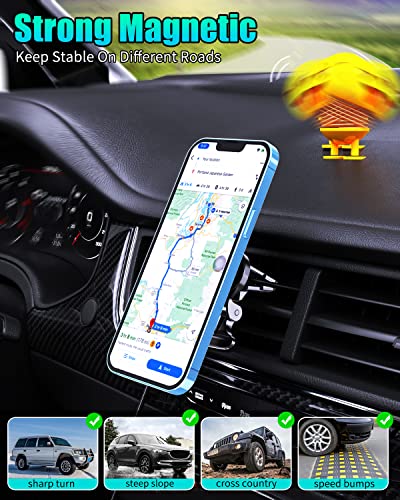 Magnetic Wireless 15W Max Car Charger and Mag-Safe Mount Hold for iPhone 12/13/ 14/Mini/pro/pro max Air Vent NewQ