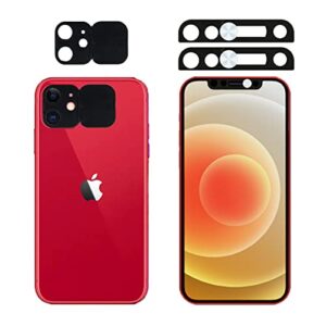 eysoft camera lens cover compatible for iphone 12 mini bundled with 2 front camera cover compatible for iphone x/xr/xs/xs max, iphone 11/11 pro/11 pro max,iphone 12/12 mini /12pro /12pro max