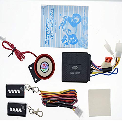 KYN 12V Motorcycle Bike Anti-Theft Security Alarm System Motorbike Scooter 125db Remote DC