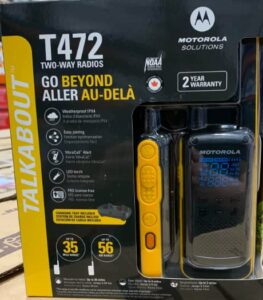 motorola solutions talkabout t472 black 35 mile 2 way radio