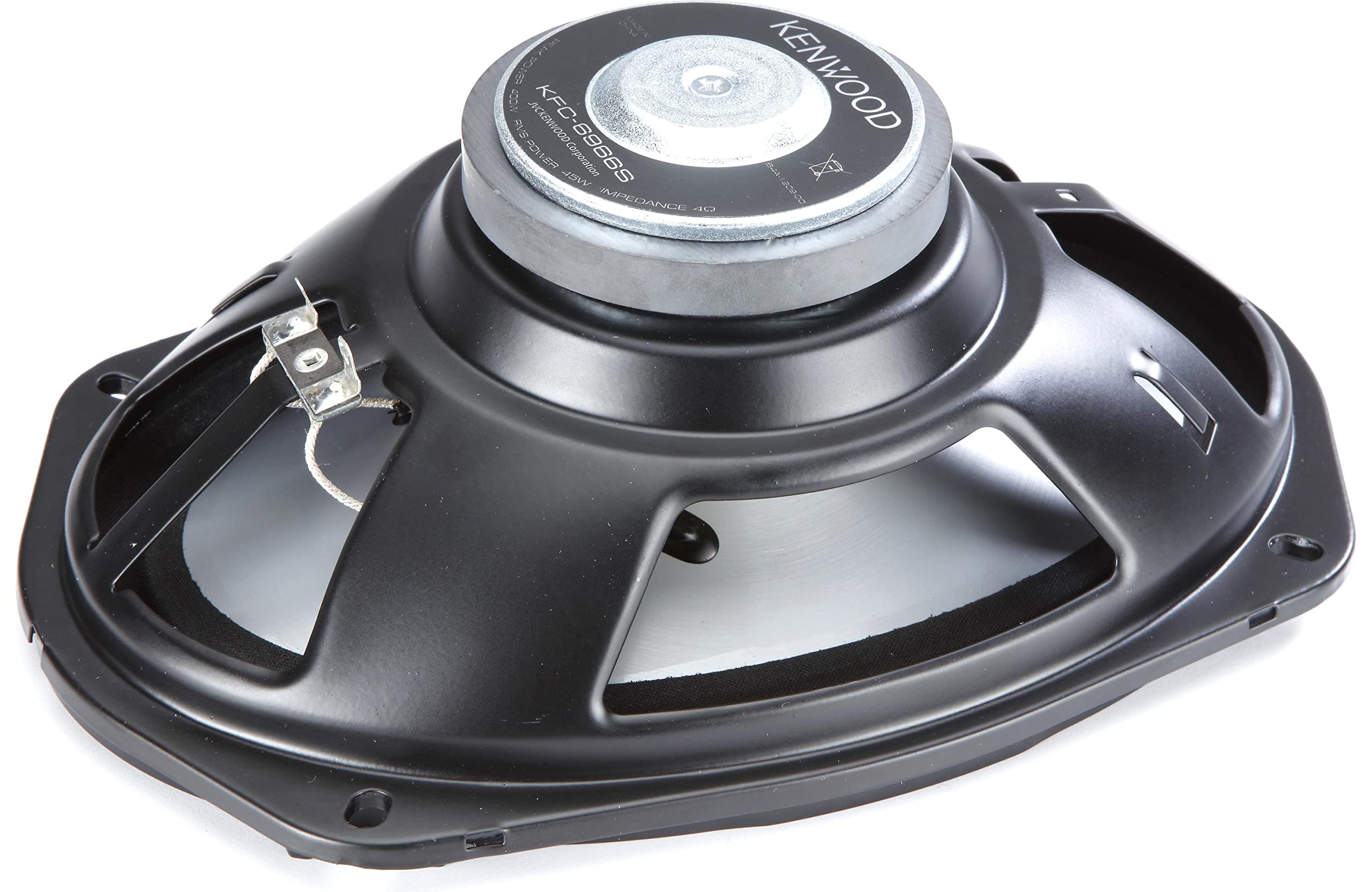 Kenwood KFC-6966S 800W Max 6" x 9" 3-Way 4 ohms impedance Car Stereo Coaxial Speakers Pair