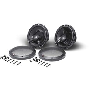 Rockford Fosgate T1650 Power 6.5" 2-Way Coaxial Full Range Speakers - Black (Pair)