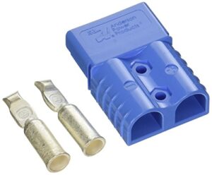 install bay sb120 large gauge anderson connectors 4 gauge blue, each