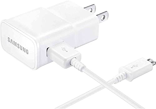 Adaptive Fast Wall Adapter Micro USB Charger for Samsung Galaxy A10s/A03/A03 Core/M02/A02/M01s/M01 Core/A01 Core/M10/A10 Bundled with UrbanX Micro USB Cable Cord 6ft Super Fast Charging Kit - 2 Items