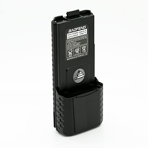 ExpertPower Baofeng UV-5R Extended True Capacity Battery (Model: BL-5L, 3800 mAh, Black) DM-5R