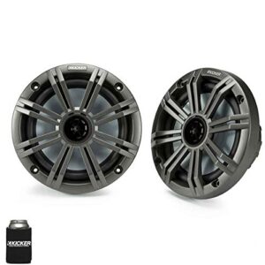 kicker 6.5″ charcoal marine speakers (qty 2) 1 pair of oem replacement speakers