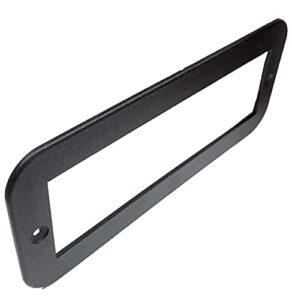 bobcat radio mounting plate for mounting single din stereo radio mount black trim bezel