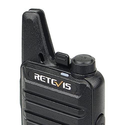 Retevis RT22 Two Way Radios (10 Pack) with Headset (10 Pack) ，Hands Free Long Rang Walkie Talkies with Six Way Multi Gang Charger Bundle with 2 Pin Adjustable Volume Headset with Mic