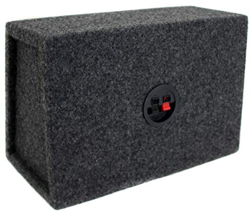 QPower Angled Style 6 x 9 Inch Car Audio Speaker Box Enclosures, 2 Speaker Boxes