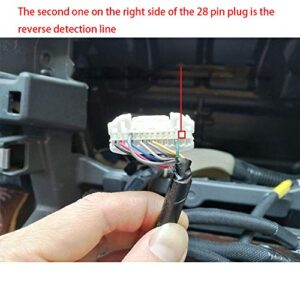 Car Rear View Backup Reverse Camera Adapter RCA Cable for Toyota Land Cruiser Prado 150 LC150 200 LC200 Original Factory Screen