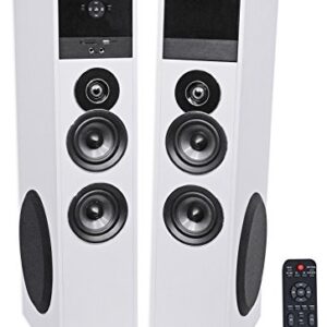 Rockville TM80W Bluetooth Home Theater Tower Speaker System+(2) 8" Subwoofers!