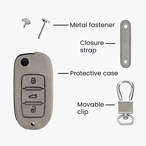 kwmobile Key Cover Compatible with VW Skoda Seat - Dandelion Love