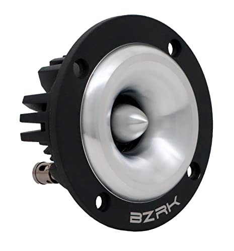 (Single Speaker) BZRK Audio SST-160 Titanium Bullet Super Tweeter 160 Watts Max Single Speaker, Black