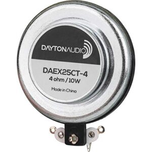 dayton audio daex25ct-4 coin type 25mm exciter 10w 4 ohm