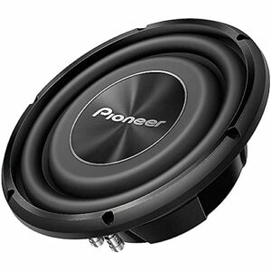 pioneer ts-a2500ls4 1200 watt 10″” shallow mount 4 ohm svc subwoofer