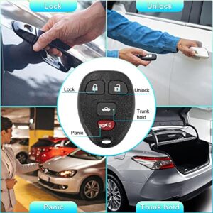 X AUTOHAUX 315MHz KOBGT04A Keyless Entry Remote Car Key Fob for Chevy Malibu HHR for Pontiac G5 G6 Grand Prix Solstice for Saturn Aura Sky for Buick LaCrosse 15252034 4 Buttons