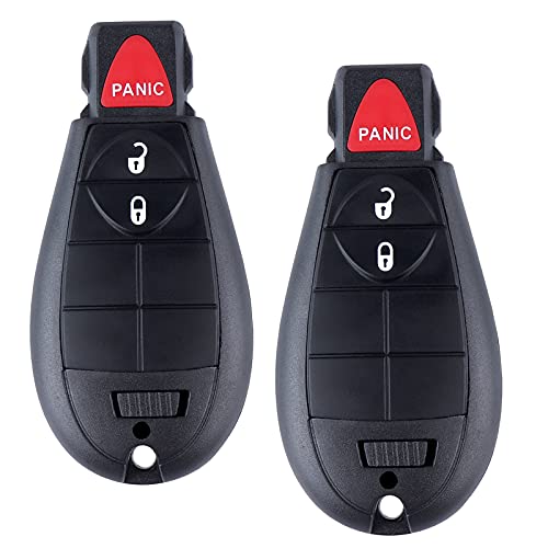 Car Keyless Entry Remote Control Key Fit for Dodge Challenger 2008-2014, Dodge Charger2008-2012, Grand Caravan2008-2016, Chrysler 300, RAM 1500 2500 3500 （M3N5WY783X） Pack of 2