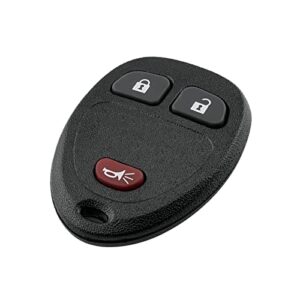 Keyless Remote Start Car Key Fob with Ignition Key fits Chevy Silverado Traverse Avalanche Equinox Express/GMC Acadia Savana Sierra/Pontiac Torrent/Saturn Vue OUC60270,OUC60221 (Pack of 2)