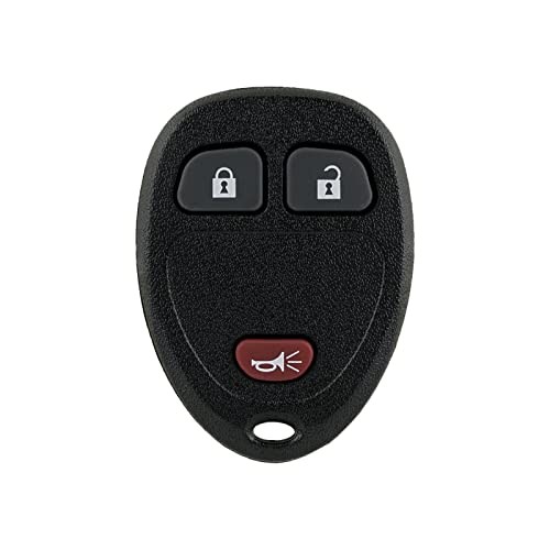 Keyless Remote Start Car Key Fob with Ignition Key fits Chevy Silverado Traverse Avalanche Equinox Express/GMC Acadia Savana Sierra/Pontiac Torrent/Saturn Vue OUC60270,OUC60221 (Pack of 2)