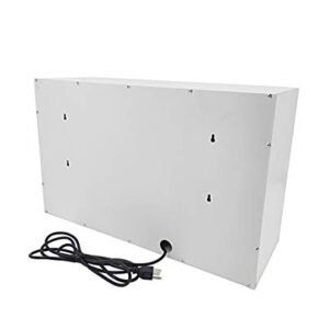 FixtureDisplays® 24-Slot Cellphone USB Charging Station Lockers Assignment Mail Slot Box  24 W x 15 H x 9" D Big (8.2") and Small (4.4") Slots 15255