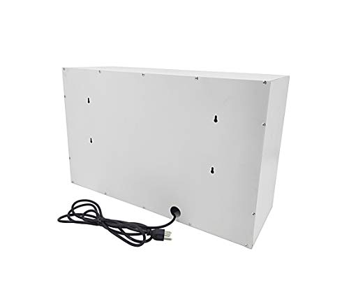 FixtureDisplays® 24-Slot Cellphone USB Charging Station Lockers Assignment Mail Slot Box  24 W x 15 H x 9" D Big (8.2") and Small (4.4") Slots 15255