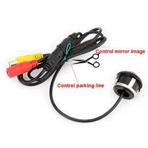 Polarlander Car Rear View Camera 360 Degrees Adjustable CCD High Definition Night Vision Auto Waterproof reversing Backup Camera for Parking Monitor DVD