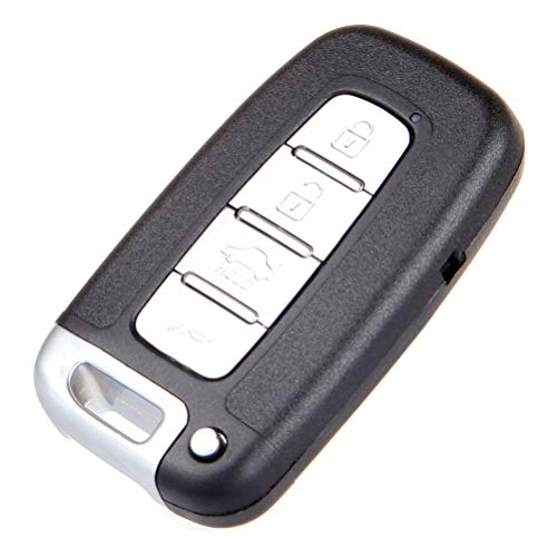 cciyu X 1 Flip Key Fob with Key Blade 4 buttons Replacement for 09 10 11 12 13 14 15 for H yundai Azera Elantra Elantra GT Equus Genesis Sonata Series with FCC 267AL-HMFNA04