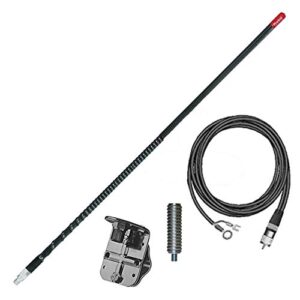 firestik fg3648-b three foot no-ground plane cb antenna kit (black)