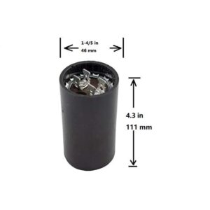 BlueNatHxRPR 189-227 MFD Start Capacitor 50/60Hz Withstand Voltage 250V AC