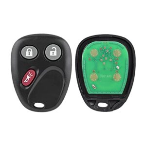 Keyless Entry Remote Key Fob Replacement Fits for 2003-2007 Chevy Avalanche Equinox Silverado SSR Suburban Tahoe| GMC Sierra/Yukon| Hummer H2| Cadillac Escalade LHJ011 (Pack of 2)