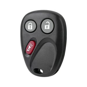 Keyless Entry Remote Key Fob Replacement Fits for 2003-2007 Chevy Avalanche Equinox Silverado SSR Suburban Tahoe| GMC Sierra/Yukon| Hummer H2| Cadillac Escalade LHJ011 (Pack of 2)