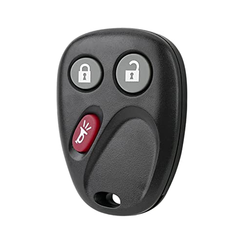 Keyless Entry Remote Key Fob Replacement Fits for 2003-2007 Chevy Avalanche Equinox Silverado SSR Suburban Tahoe| GMC Sierra/Yukon| Hummer H2| Cadillac Escalade LHJ011 (Pack of 2)