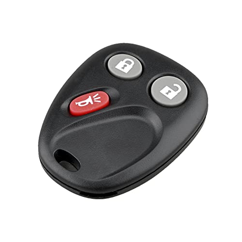 Keyless Entry Remote Key Fob Replacement Fits for 2003-2007 Chevy Avalanche Equinox Silverado SSR Suburban Tahoe| GMC Sierra/Yukon| Hummer H2| Cadillac Escalade LHJ011 (Pack of 2)