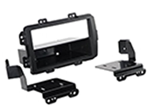 Scosche HA1718B Compatible with 2013-15 Honda Civic ISO Double DIN & DIN+Pocket Dash Kit, Models w/Nav Black