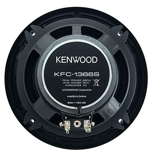 Kenwood KFC-1366S 5-1/4" 2-Way Speakers