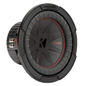 kicker compr 8″(20cm) subwoofer, dvc, 2-ohm, rohs compliant