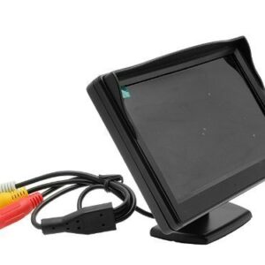 BONDWL 5" High Resolution HD 800480 Car Rearview TFT LCD Monitor Screen Car Vehicle Backup Monitor with 2ch Video for Car Rearview Backup Cameras/Car DVD/VCD/GPS/other Video Equipment